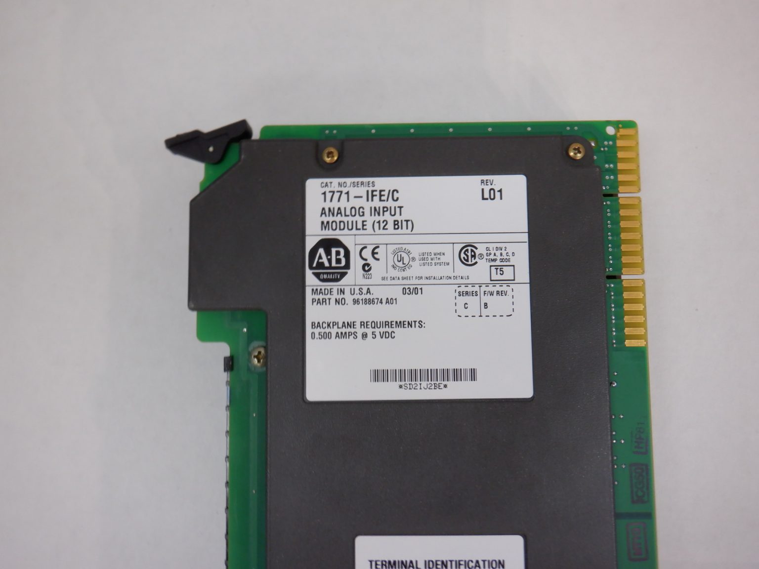 Allen Bradley Analog input module (12bit)(1771-IFE/C) - Technical Repair Solutions